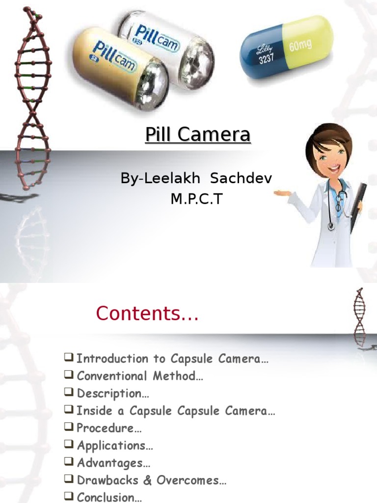 Pill Camera | PDF | Camera | Battery (Electricity)