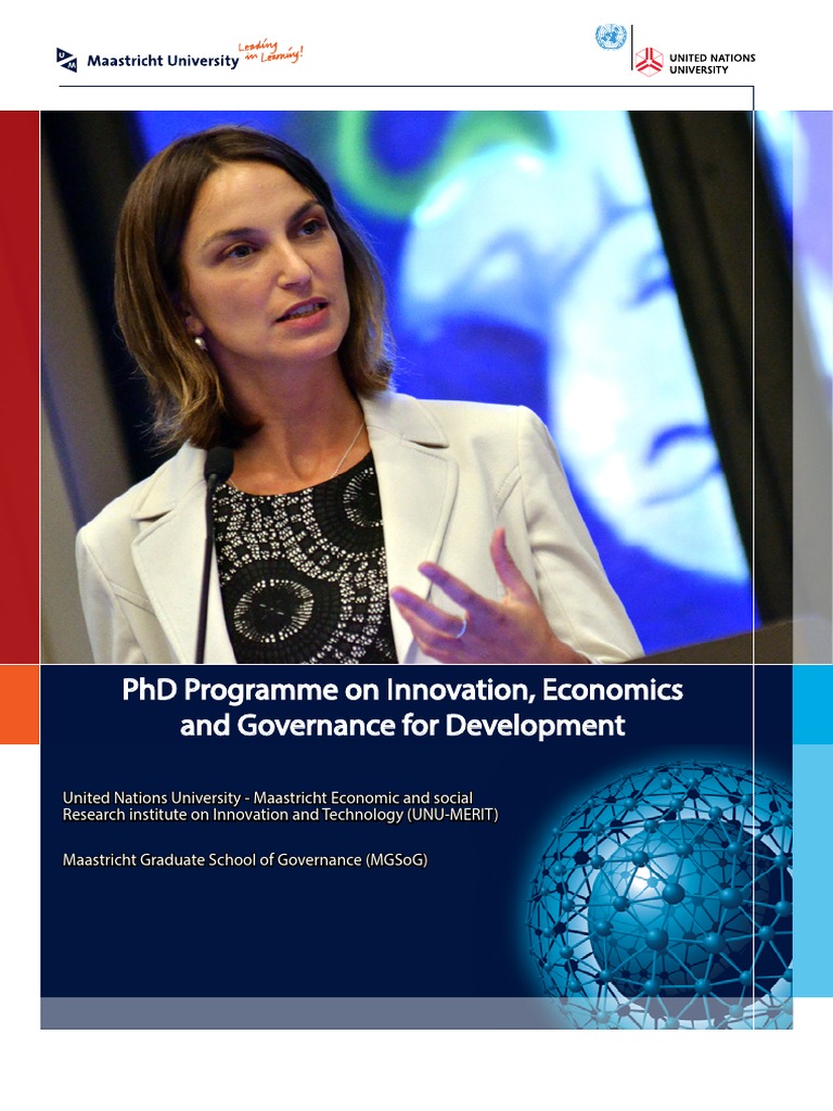 PHD Programme On Innovation, Economics and Governance For Development ...