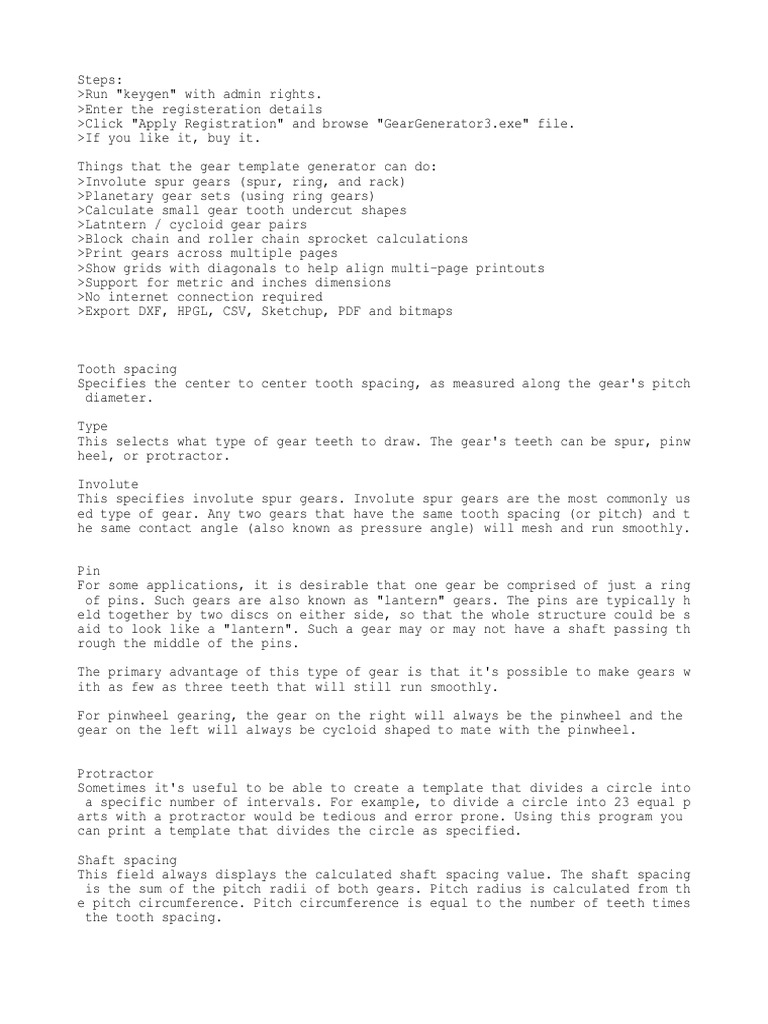 Gear Template Generator: A Guide to Creating Custom Gears, Sprockets ...