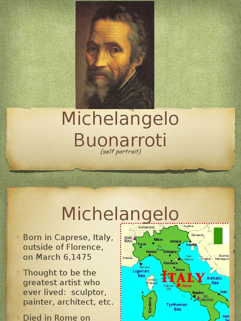 Michelangelo | PDF | Michelangelo | Plastic Arts