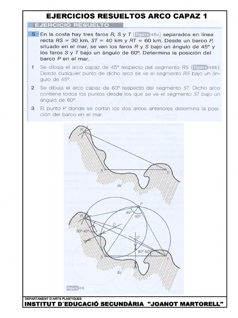 Ejercicios Resueltos Arco Capaz PDF | PDF