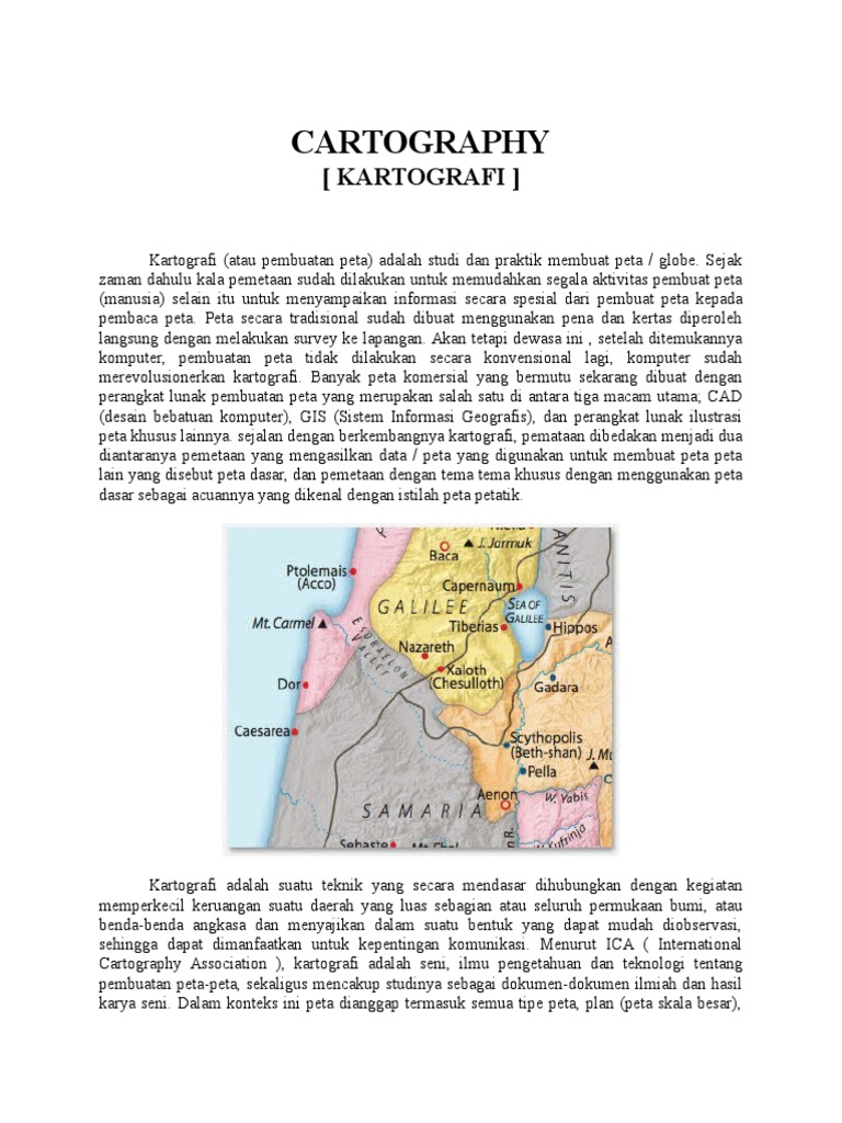 Cartography | PDF