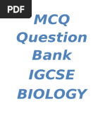 Cie Igcse Biology 0610 Znotes | PDF