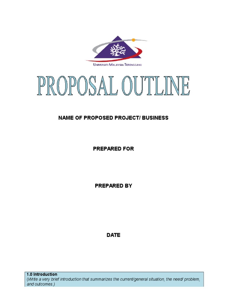 Template For Business Proposal | PDF | Microeconomics | Market (Economics)