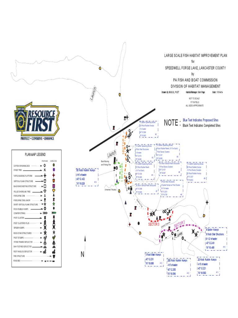 Speedwell Forge Lake Plan | PDF