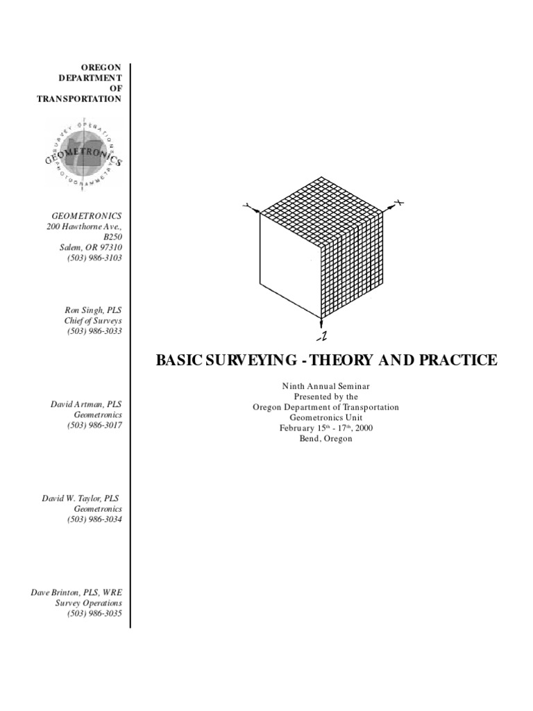 Basic Surveying Manual | PDF | Trigonometric Functions | Sine