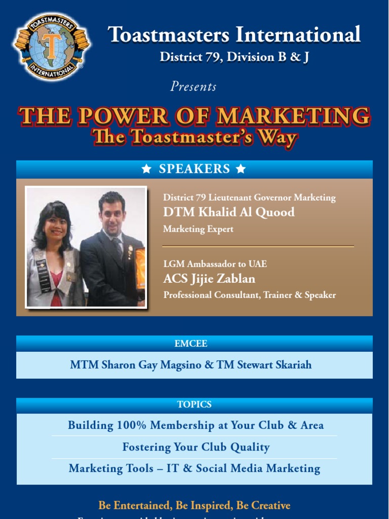 Toastmasters International | PDF