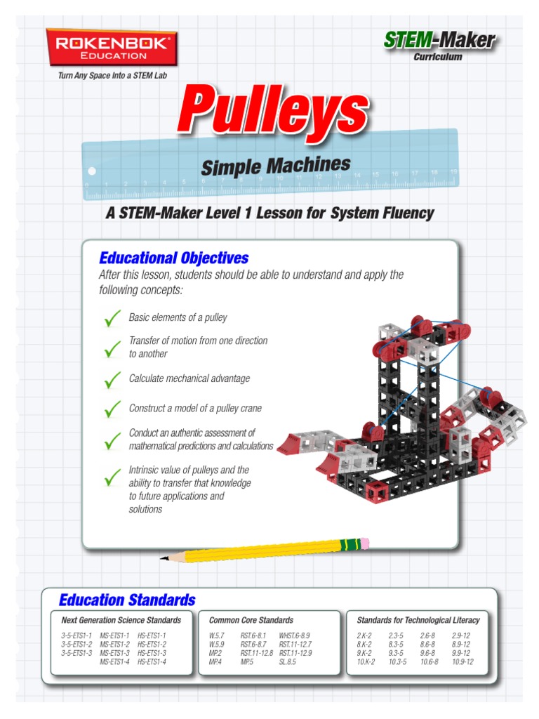 STEM Education - Pulleys | PDF | Machines | Mechanical Engineering
