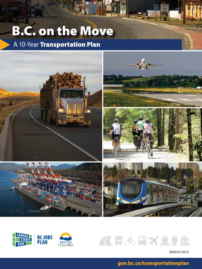 BC On The Move: A 10-Year Transportation Plan | PDF | British Columbia ...