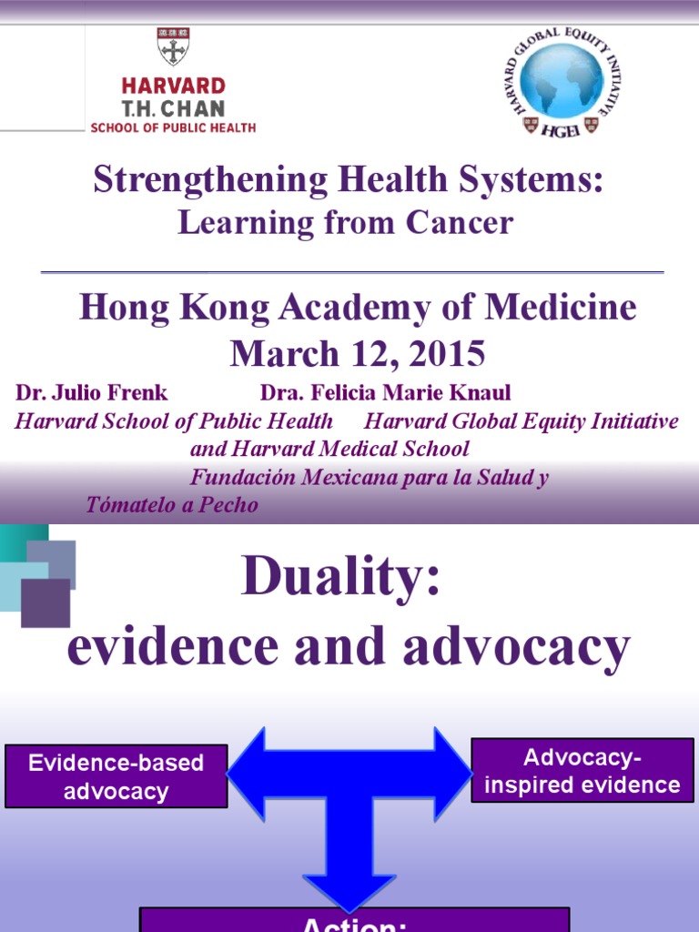 Strengthening Health Systems: Learning From Cancer | PDF | Preventive ...