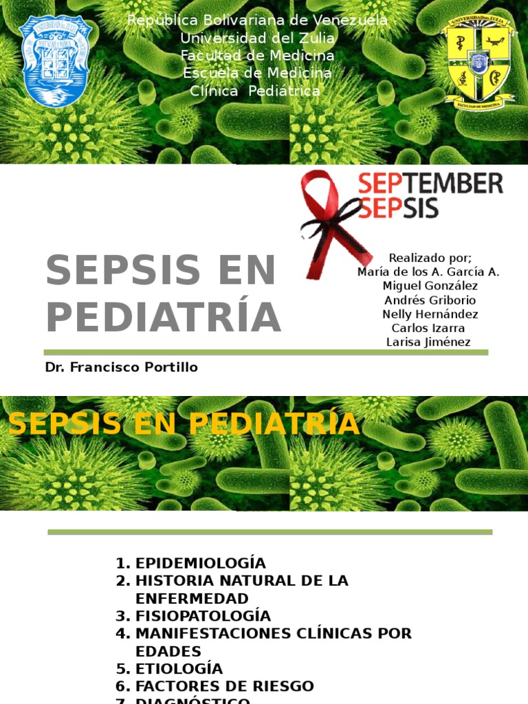 Sepsis en Pediatría: Epidemiología y Manejo | PDF | Septicemia ...