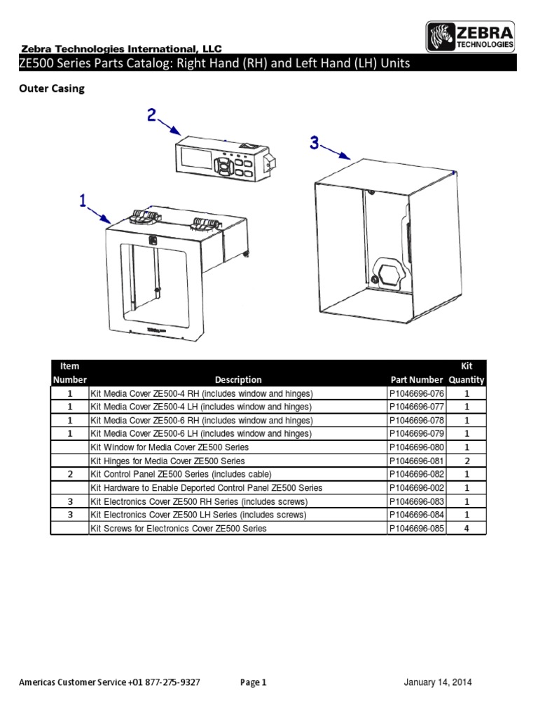 Ze500 4 Parts Catalog en Us | PDF | Power Supply | Manufactured Goods