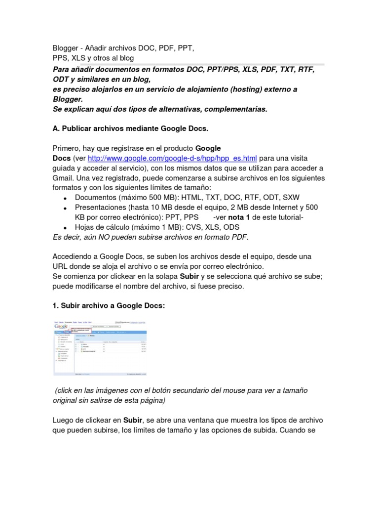 Subir Documentos PDF | PDF | Blog | Archivo de computadora