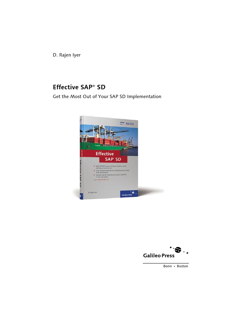 SAP Press - Effective SAP SD | PDF | Computers