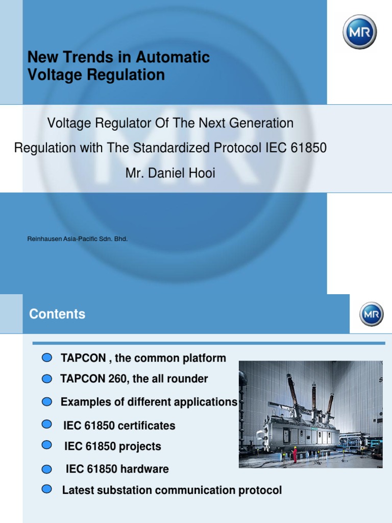 TC260 IEC 61850 Presentation | PDF | Electrical Substation | Communications Protocols