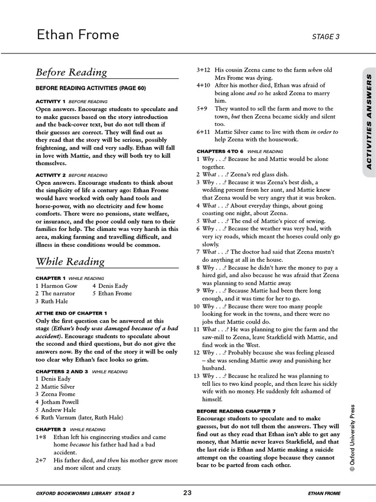 Ethan From | PDF | Ethan Frome