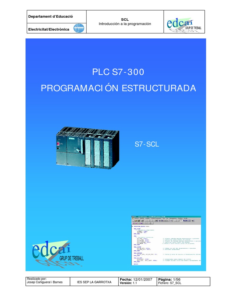 S7 SCL v1 0 | PDF | Lenguaje de programación | Compilador