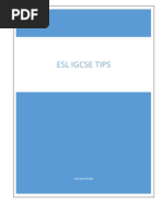IGCSE ESL Speaking Test Guide | PDF