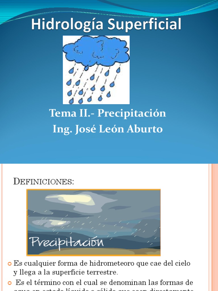 Precipitación | PDF | Precipitación | Lluvia