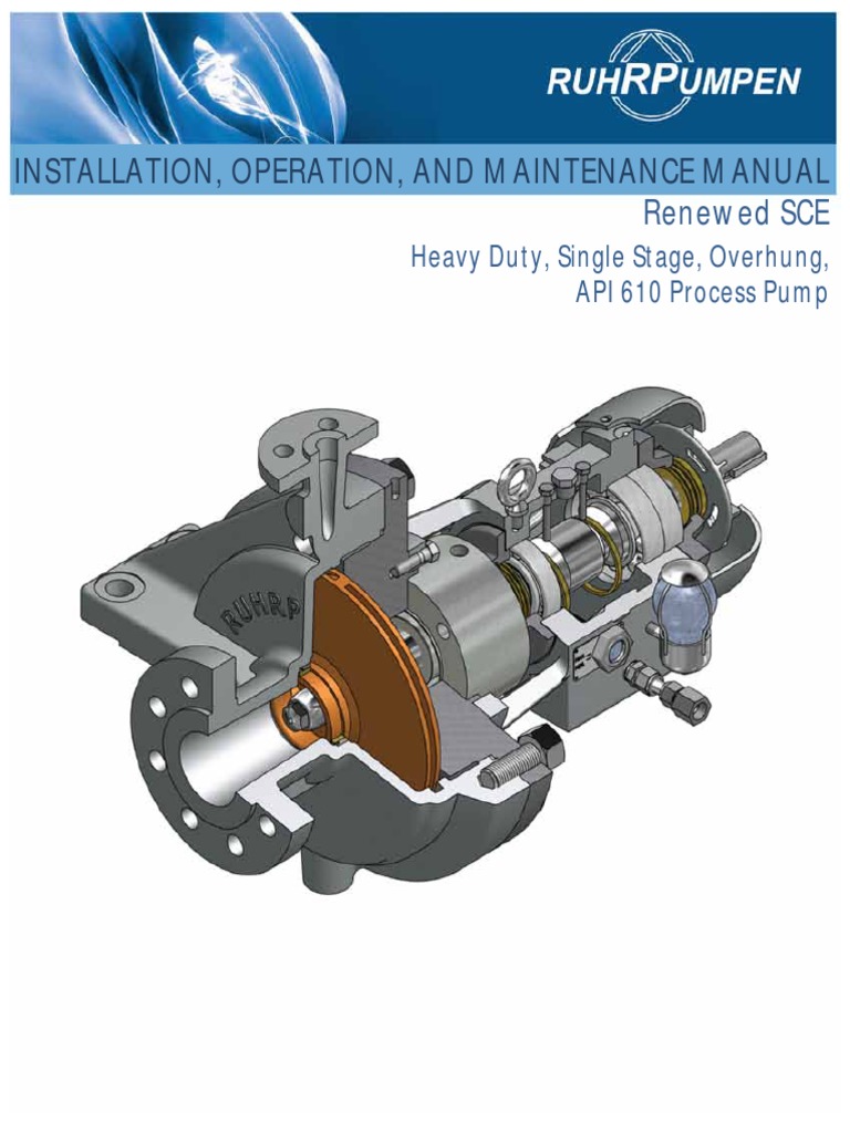 Iom Manual Sce en PDF | PDF | Bearing (Mechanical) | Pump