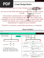 Jib Crane Calculation | PDF | Bending | Crane (Machine)