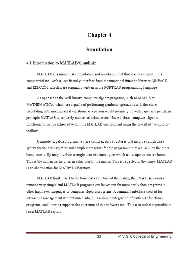Simulation: 4.1 Introduction To MATLAB/Simulink | Download Free PDF | Matlab | Numerical Analysis