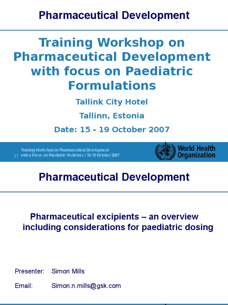 Pharmaceutical Excipients | Tablet (Pharmacy) | Pharmaceutical Formulation