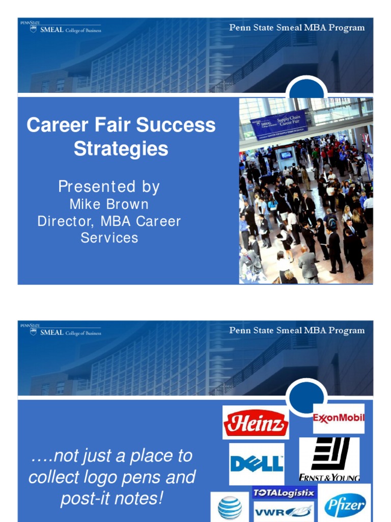 Career Fair Success Strategies | Download Free PDF | Mergers And ...