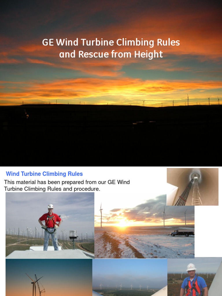 Fall Protection Wind Farms | PDF | Wind Turbine | Personal Protective ...
