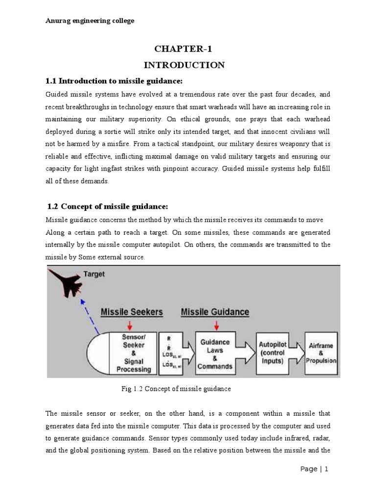Missile Guidance Systems Overview | PDF | Inertial Navigation System ...