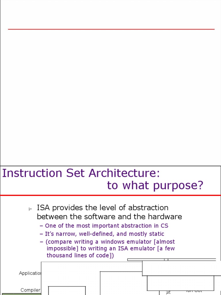 08 Isa | PDF | Instruction Set | 64 Bit Computing