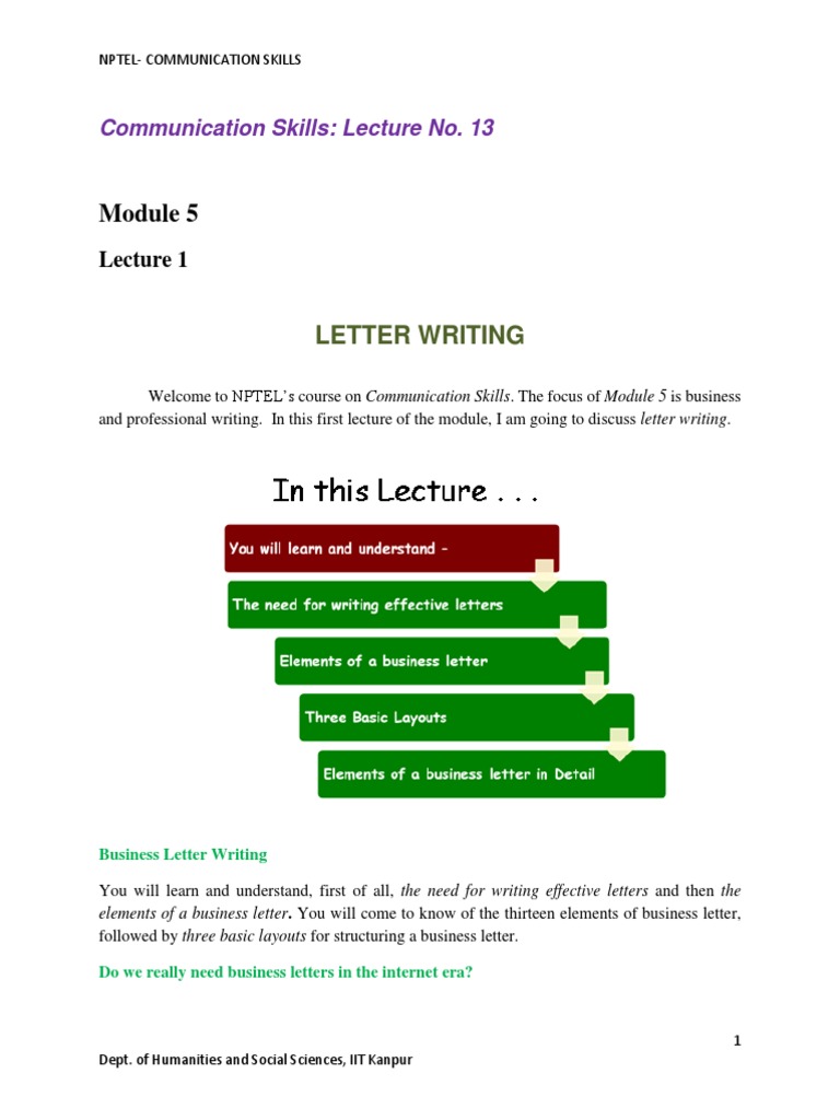 Business Letter Writing | PDF | Humanities | Punctuation