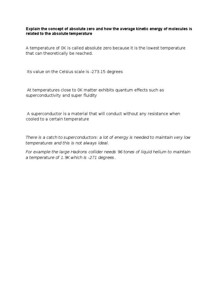 Understanding Absolute Zero Concepts | PDF | Art | Technology & Engineering