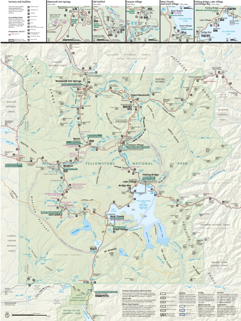 Yellowstone Map | PDF