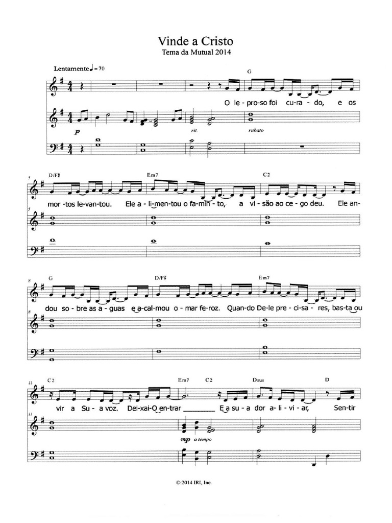 Vinde A Cristo COMPLETO 2014 | PDF