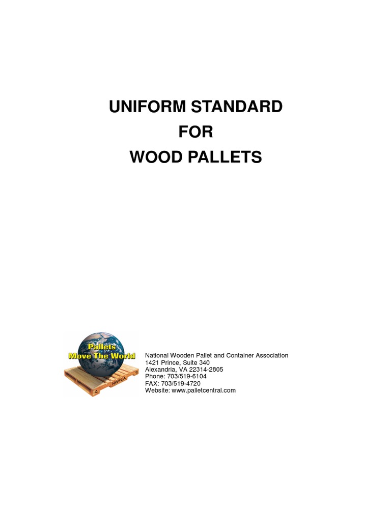 National Wooden Pallets - Standard For Wood Pallets | PDF | Technology ...