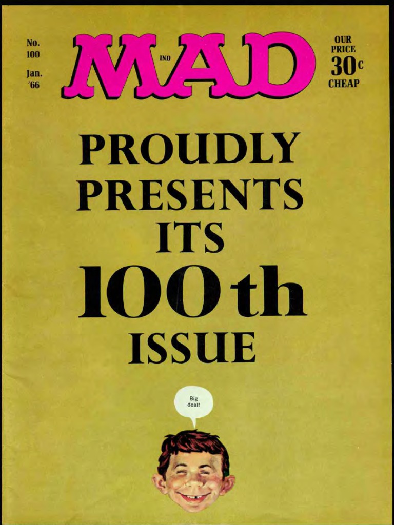 Mad 100 | PDF