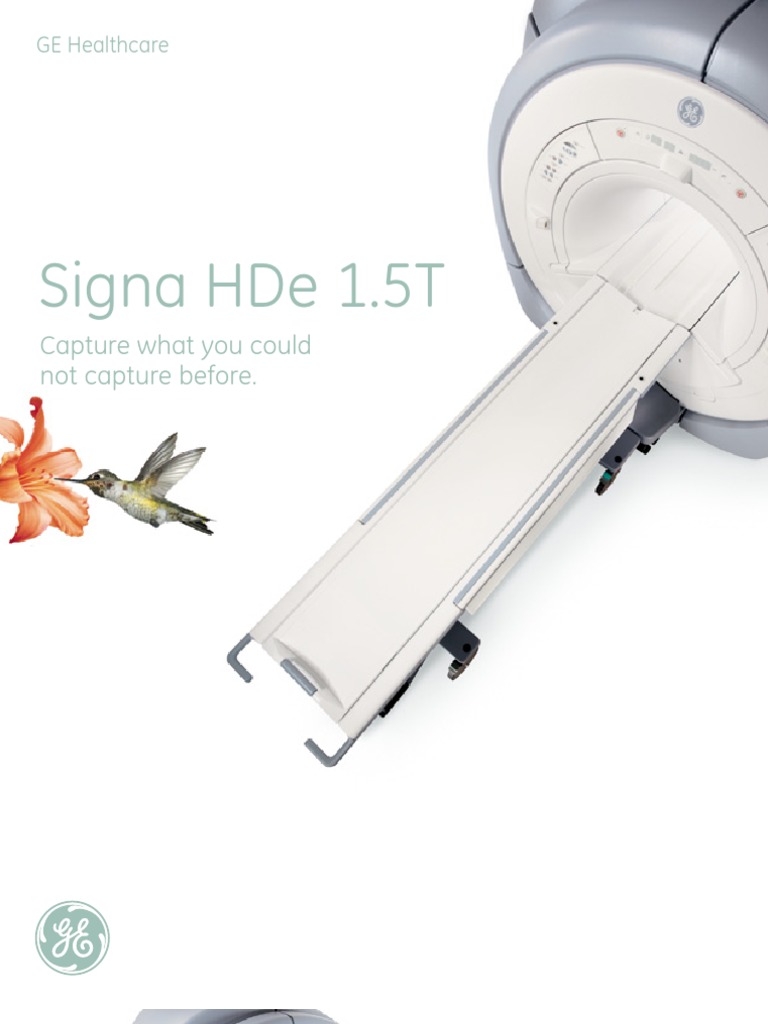 HDe 1 5T Brochure | PDF | Medical Imaging | Vertebral Column