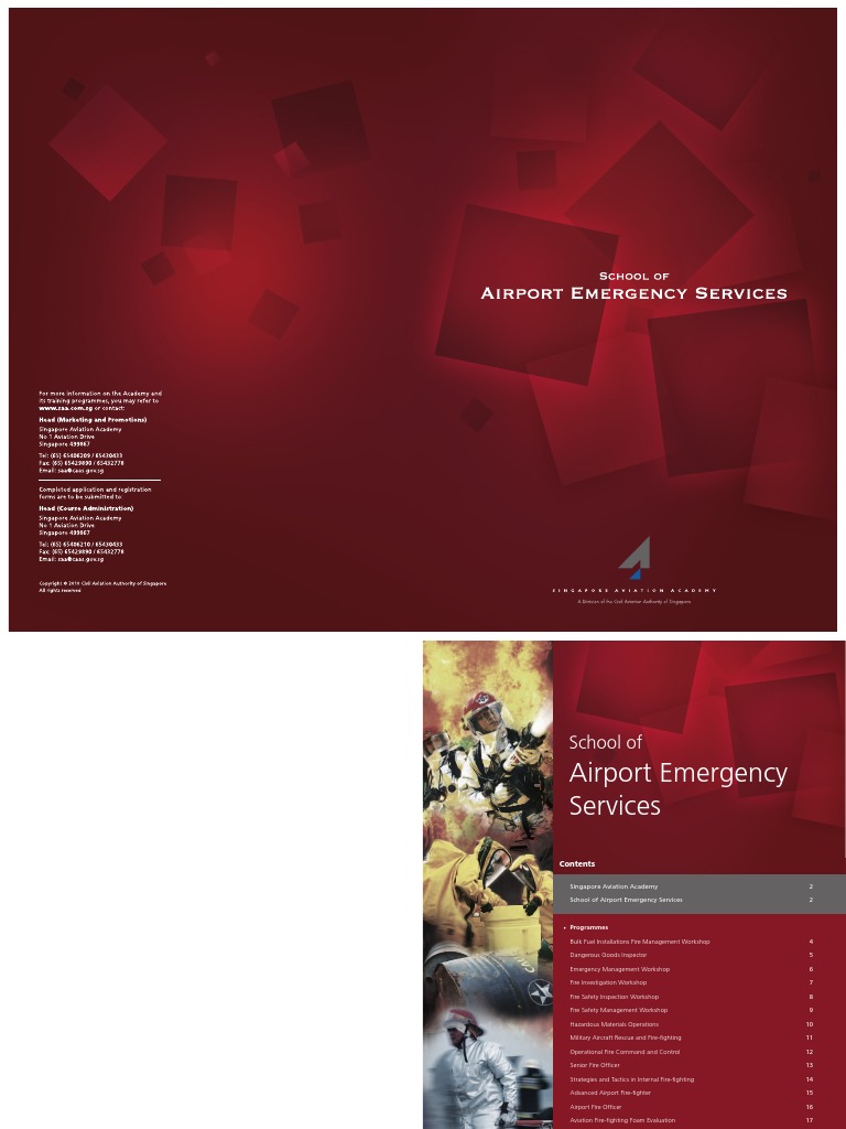 School of Airport Emergency Services ARFF | PDF | Firefighting ...