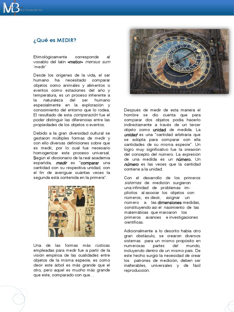 1.que Es Medir PDF | PDF | Unidades de medida | Medición