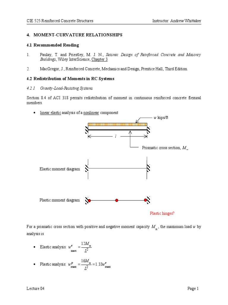 Diagramas Momento Curvatura | Bending | Reinforced Concrete