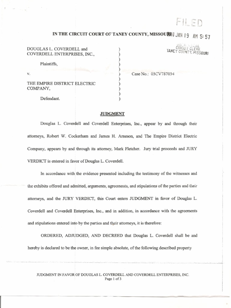 Branson Landing Property Granted To Doug Coverdell | PDF | Virginia ...