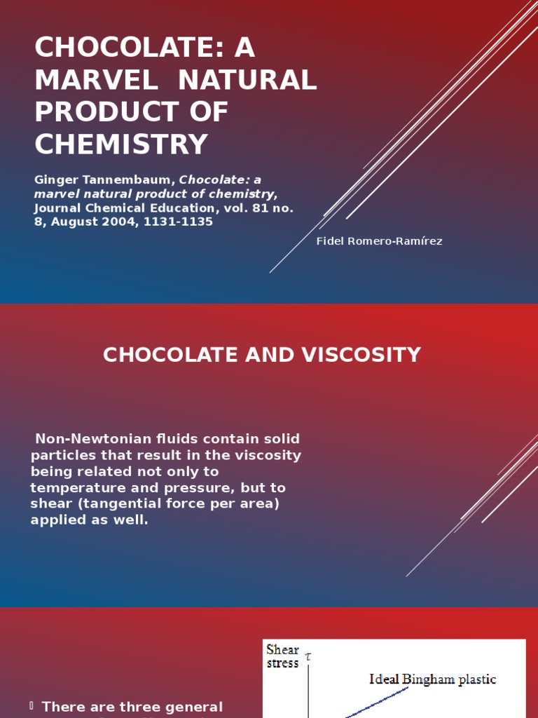 Chocolate's Unique Viscosity Explained | PDF