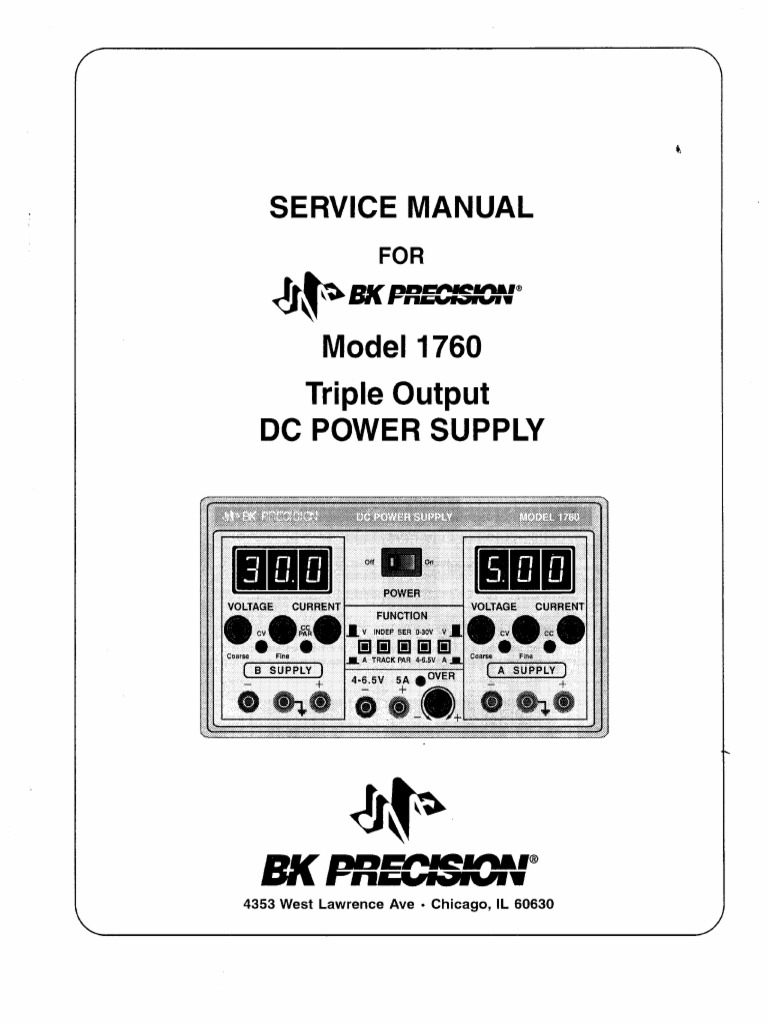 BK - Precision 1760 Service Manual | PDF