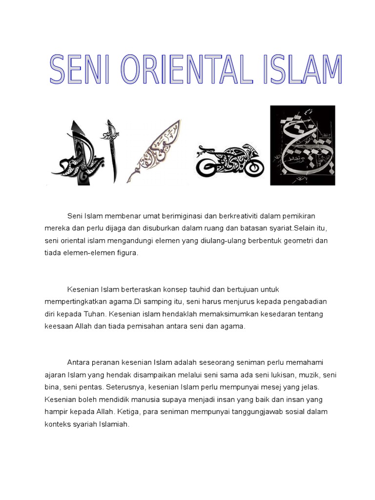 Seni Oriental Islam | PDF
