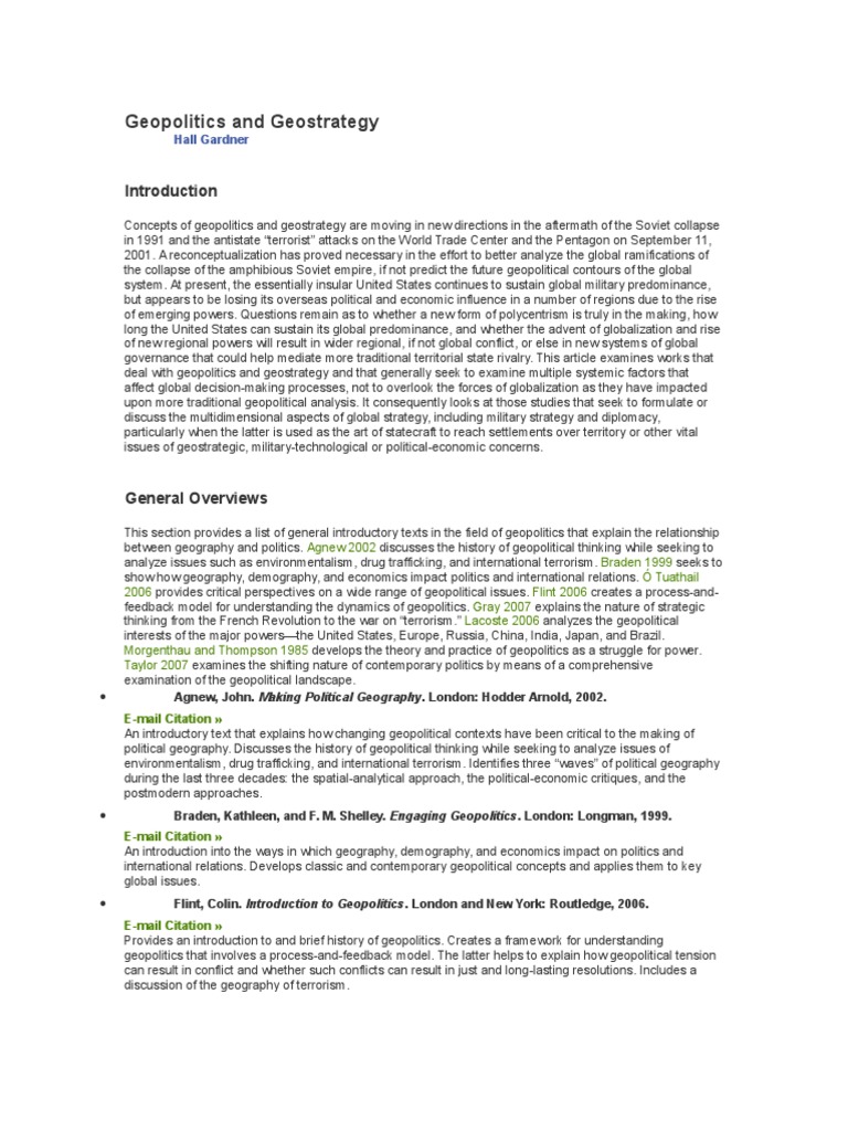 Geopolitics and Geostrategy Carti de Gasit | PDF | Geopolitics ...