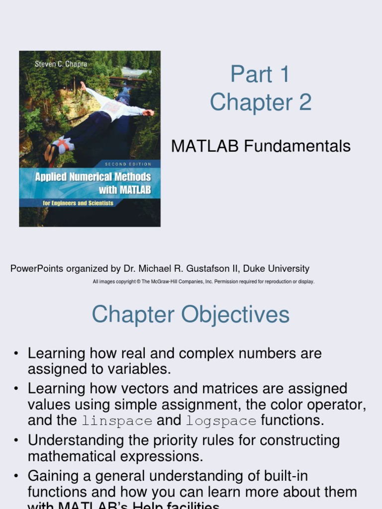 Matlab Fundamentals: Powerpoints Organized by Dr. Michael R. Gustafson ...