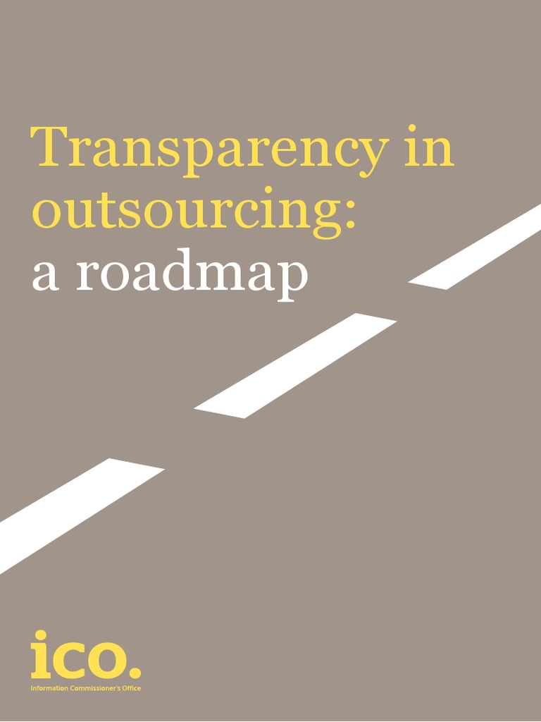 ICO Outsourcing Roadmap | Download Free PDF | Freedom Of Information ...