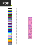 Excel Color Palette and Index Guide | PDF | Magenta | Microsoft Excel