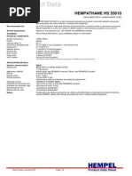 Hempathane HS 55610 Product Data Sheet | PDF | Paint | Humidity